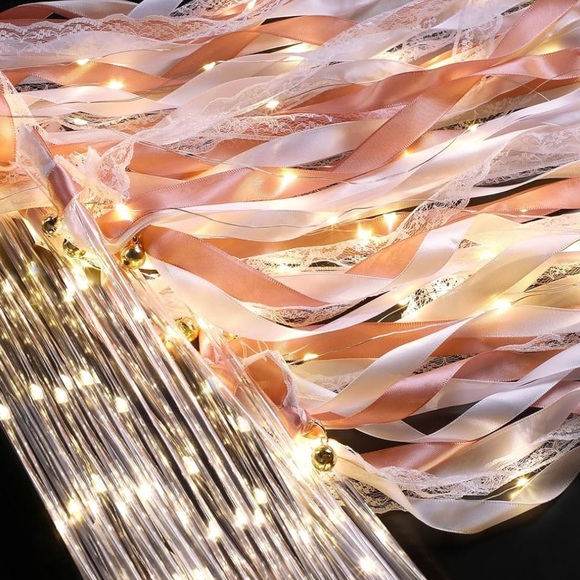 Party Supplies | 10 Pcs Wands Ribbon Streamers Whit Bells Fairy Light ...